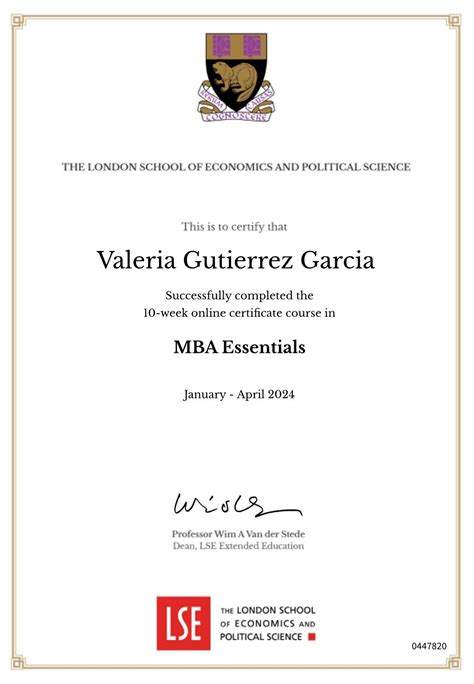 Mbaessentials Lse Leadership Business Engineering Valeria