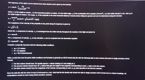 solved consider the motion of an object modeled with ideal