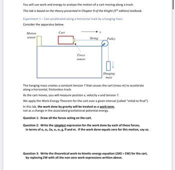 Answered The Hanging Mass Creates A Constant Tension T That Causes The