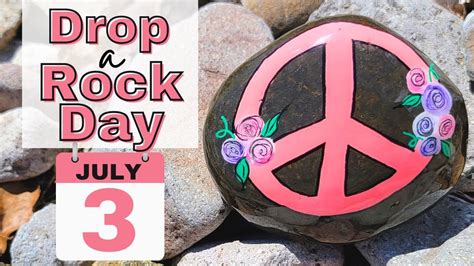 ☮ Peace Sign For Drop A Rock Day 2022 ☮ Youtube