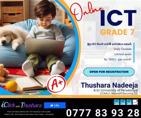 Grade 7 Ict Class Ol Ict Ol Grade 6 11 Online