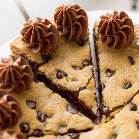 Chocolate Chip Cookie Cake Chewy Cookie Cake Recipe