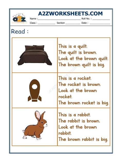 A2zworksheetsworksheet Of English Reading Practice 10 Reading English