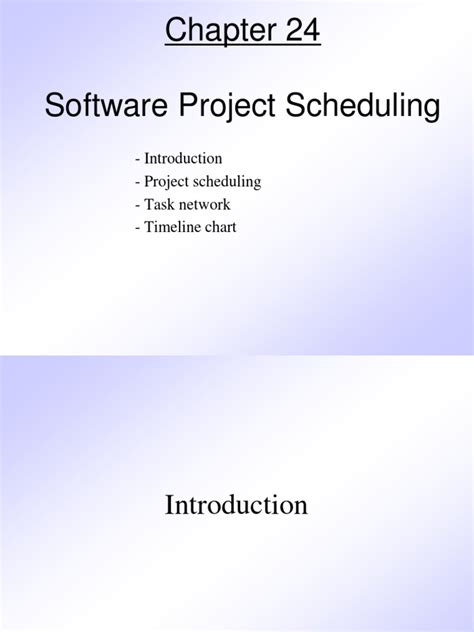 software project scheduling pdf computing software engineering