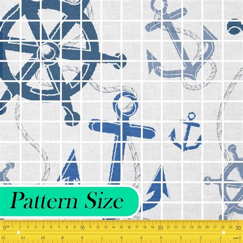 Nautical Anchor Theme Fabric Premium Quality Fabric For Quilting