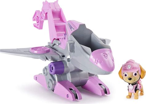 Paw Patrol Dino Rescue Skyes Deluxe Rev Up Vehicle With Mystery
