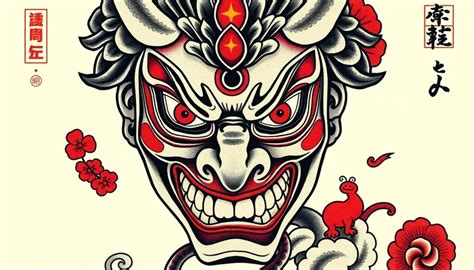 Mask Tattoo Japanese Image Free Ai Generator Makepix
