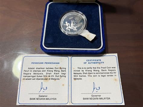Malaysia 15 Ringgit Silver Proof Coin Hobbies And Toys Memorabilia