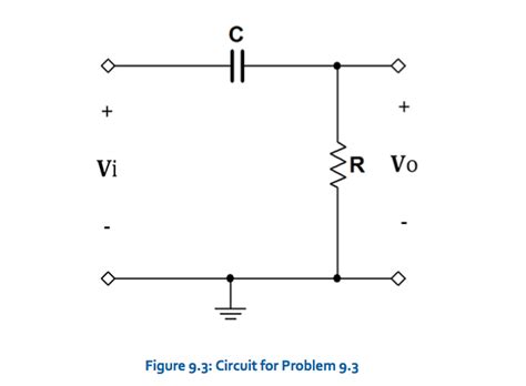Solved The Filter Circuit Shown In Figure 9 3 Uses The
