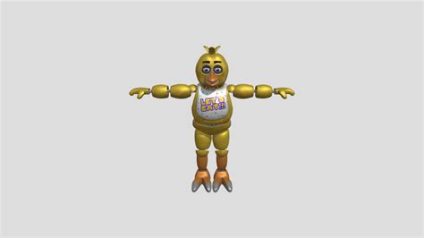 Chica The Chicken Five Nights At Freddys 1 Download Free 3d Model