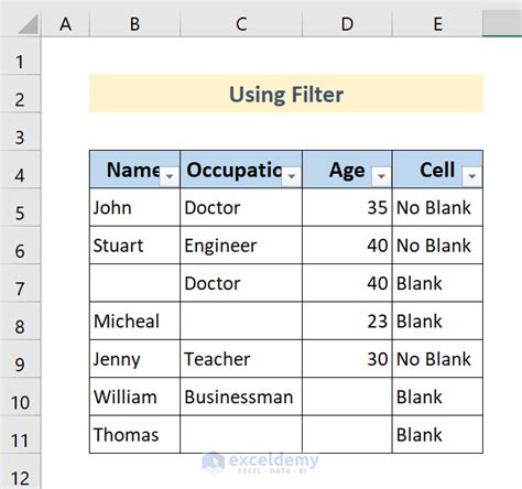 How To Delete Row If Cell Is Blank In Excel