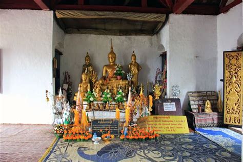 Colina Phou Si De Luang Prabang Luang Prabang Mapa Turístico Templo Budista