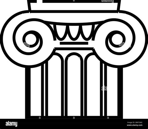 Architecture Knowledge Line Icon Concept Sign Outline Vector