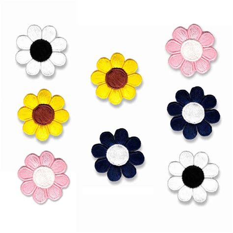 Daisy Iron On Patch Etsy