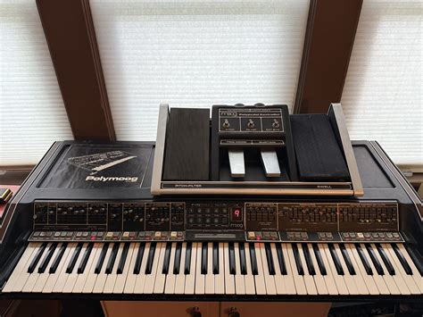 Matrixsynth Moog Polymoog With Polypedal Legs And Manual