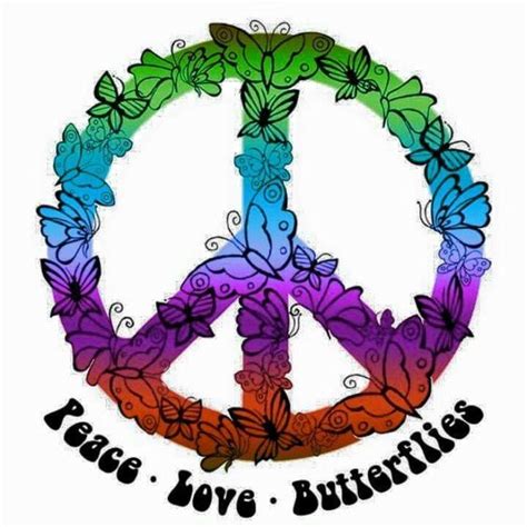 Peace Signs And Butterflies Clipart Best