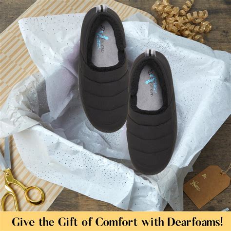 Dearfoams Mens Indoor Outdoor Cullen Ripstop Cosaed Back Puffy Camping