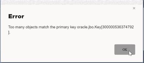 Getting This Error While Adding Dor Too Many Objects Match The Primary