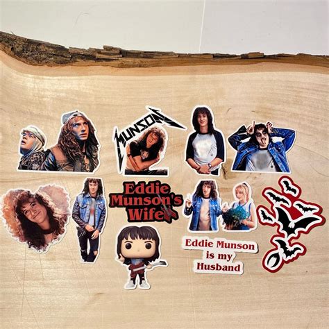 Stranger Ed Munson Stickers Eddie Stickers Eddie Munsun Stickers Sold