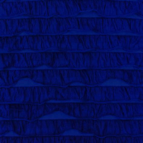 Royal Blue Solid Stretch Poly Ruffle Knit Fabric Fashion Fabrics Club