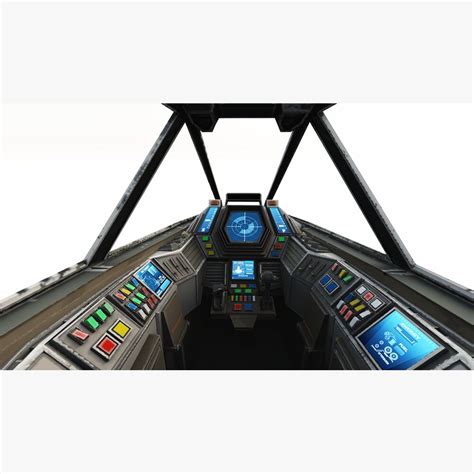 Space Force 1 Interceptor Light Assault Fighter Low Poly 3d Model Download Spaceship On