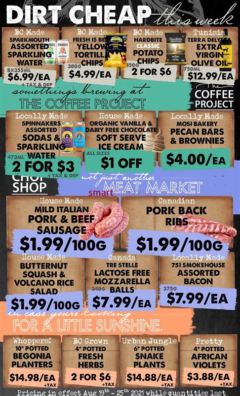 The Root Cellar Flyer August 19 To 25