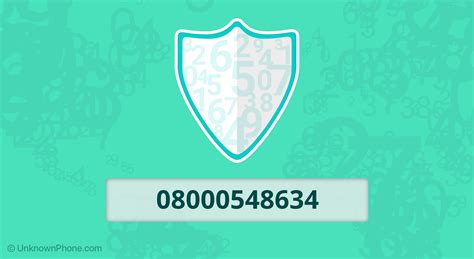 08000548634 Who Called Me From 0800 054 8634