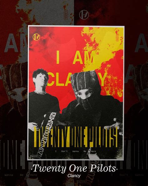 Poster Twenty One Pilots Smile Merch