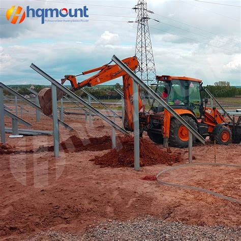 Top Quality Solar Pv Bracket Ground Double Column Solar Energy Mounting System Solar Mounting