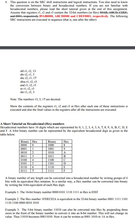 Binary To Hexadecimal Practice Questions