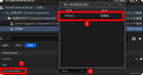 使用 iphone 手机作为 ue5 中的拍摄设备（安卓可能相同） live link vcam如何设置ip地址 csdn博客