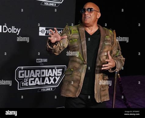 Los Angeles Usa 27th Apr 2023 Vin Diesel Arrives At The Guardians