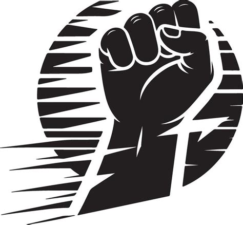 Black Power Fist Vector Art Icons And Graphics For Free Download