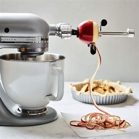Kitchenaid Stand Mixer 5 Blade Spiralizer Plus Attachment Set With Peel