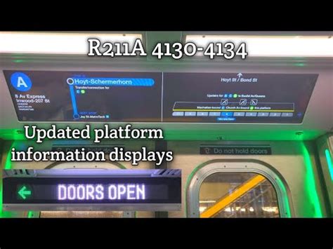 New R211A 4130-4134 with updated platform information displays! - YouTube