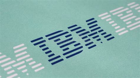 IBM Sign On Paper Editorial Image Image Of States United