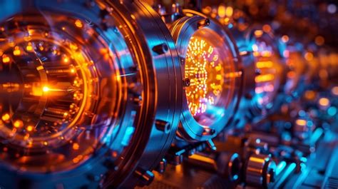 Premium Photo Quantum Encryption Process In A Subatomic World