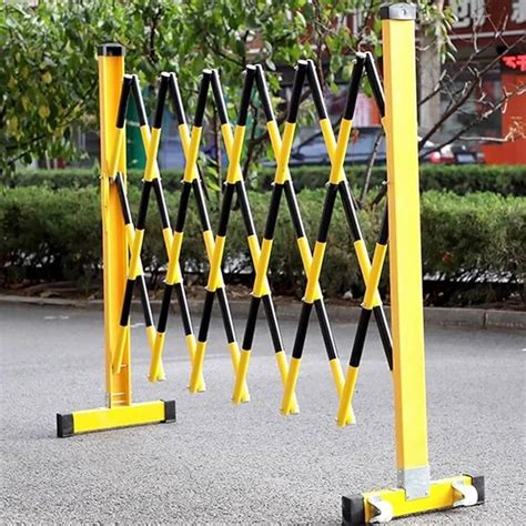 Yellowblack Mild Steel Foldable Expandable Barricade At ₹ 7000piece