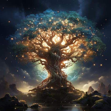Premium Ai Image Tree Of Life Premium Ai Image Tree Of Life