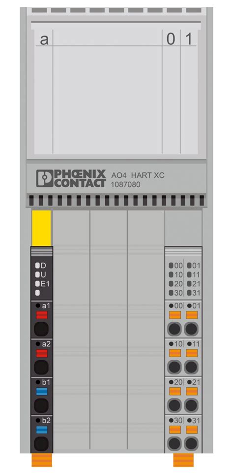 Axl F Ao4 Hart Xc 1f Analog Module 1087080 Phoenix Contact