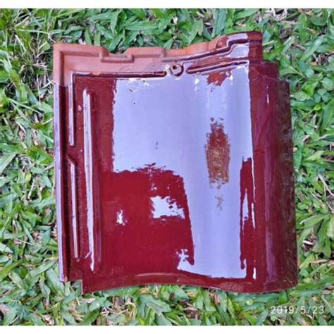 Jual Genteng Keramik M Class Maroon Kw1 Shopee Indonesia