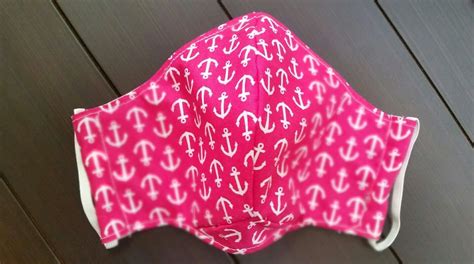 Pink Anchor Allergy Mask