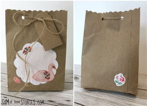 Paper Bag T Bag Upcycling — Sum Of Their Stories Craft Blog