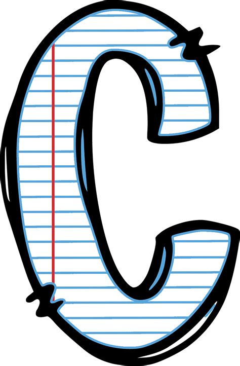 Paper Letter C