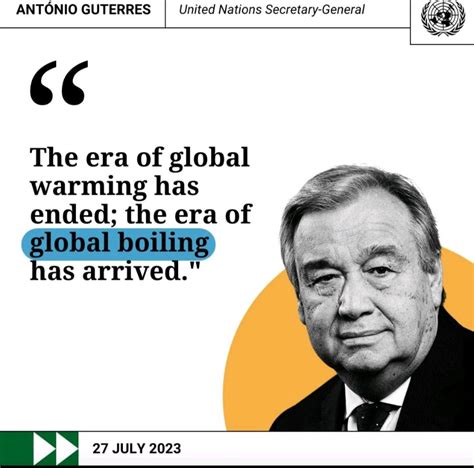 Rising Global Temperatures Are No Longer A Distant Threat But A Present