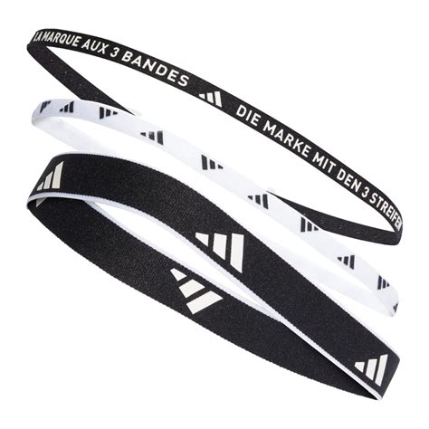 Adidas Multiple Width Training Headbands 3 Pack Kloppers Sport