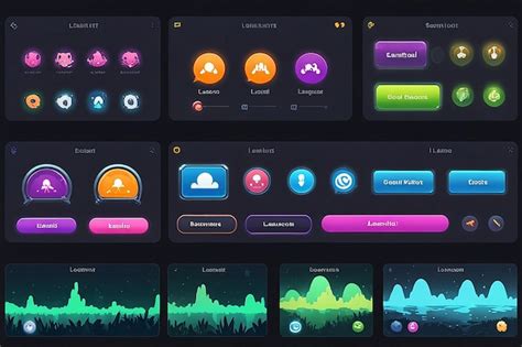 Game Levels Ui Kits Premium Ai Generated Image Game Levels Ui Kits Premium Ai Generated Image