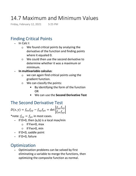 147 Maximum And Minimum Values Finding Critical Points In Calc I We