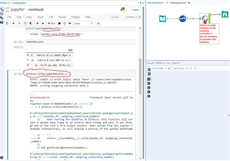 Solved Questionandproblem Python Tool Cannot Write Out Alteryx