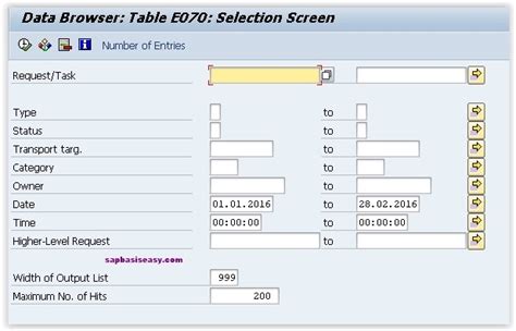 Knowing Which Transport Request Number Has Been Imported Sap Basis Easy
